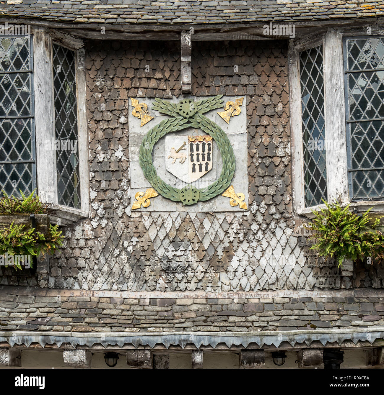 Tudor House, Exeter Stock Photo - Alamy