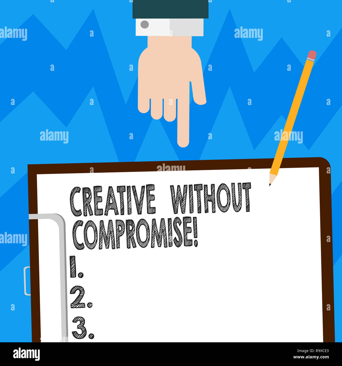 Word writing text Creative Without Compromise. Business concept for a ...