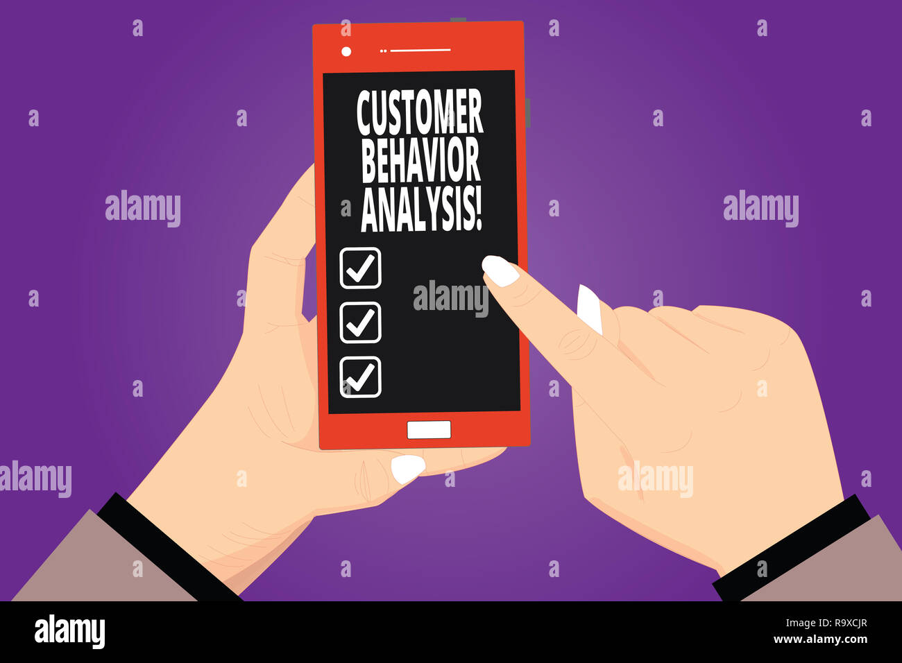 Text sign showing Customer Behavior Analysis. Conceptual photo buying ...