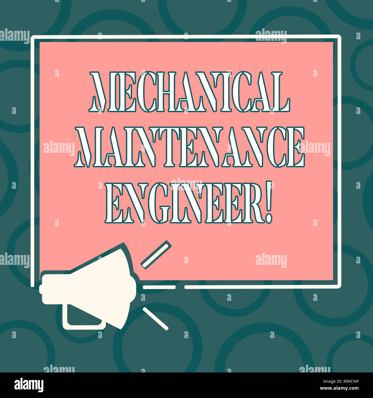 Writing note showing Mechanical Maintenance Engineer. Business photo ...