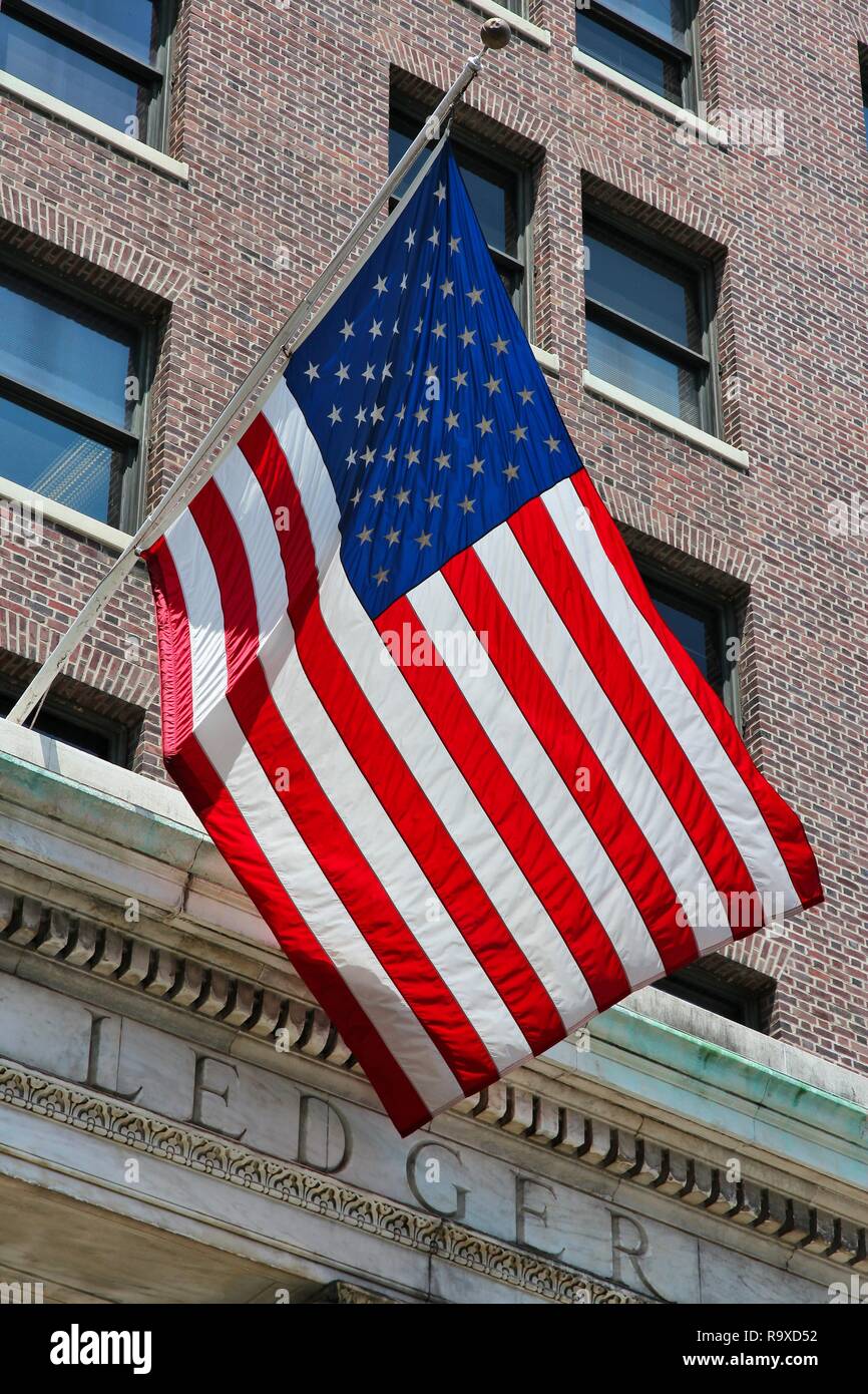 Flag of the United States, the star spangled banner Stock Photo - Alamy