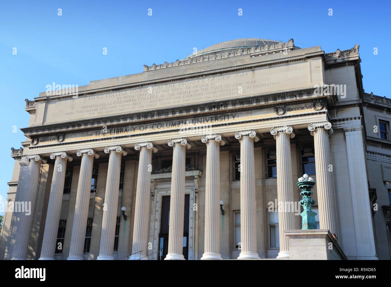 Columbia University library in New York City, United States - college ...