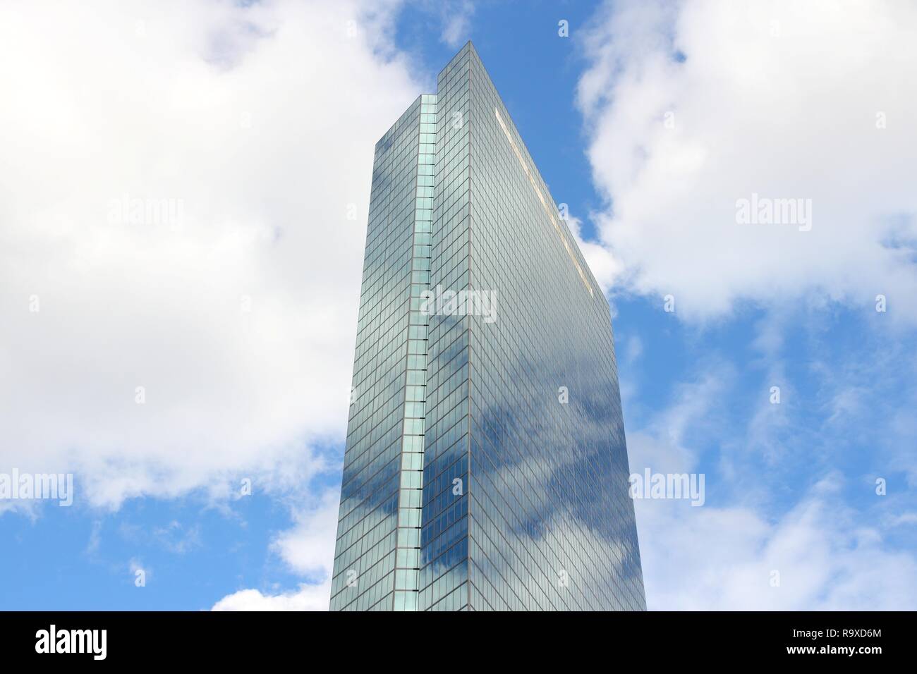 BOSTON, USA - JUNE 8, 2013: Hancock Place skyscraper in Boston. It is ...