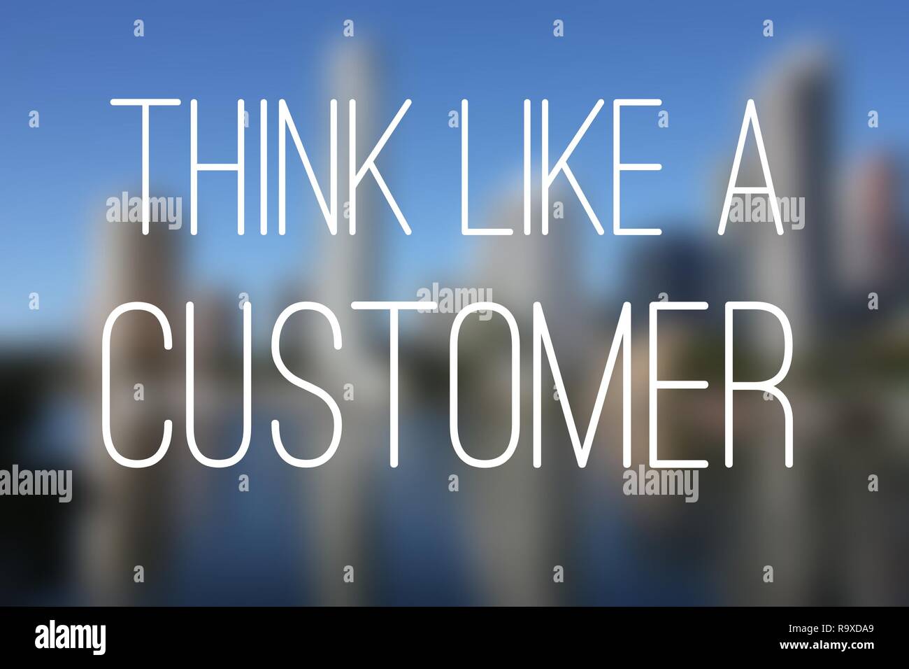 Business motivational poster - startup inspiration. Think like a ...