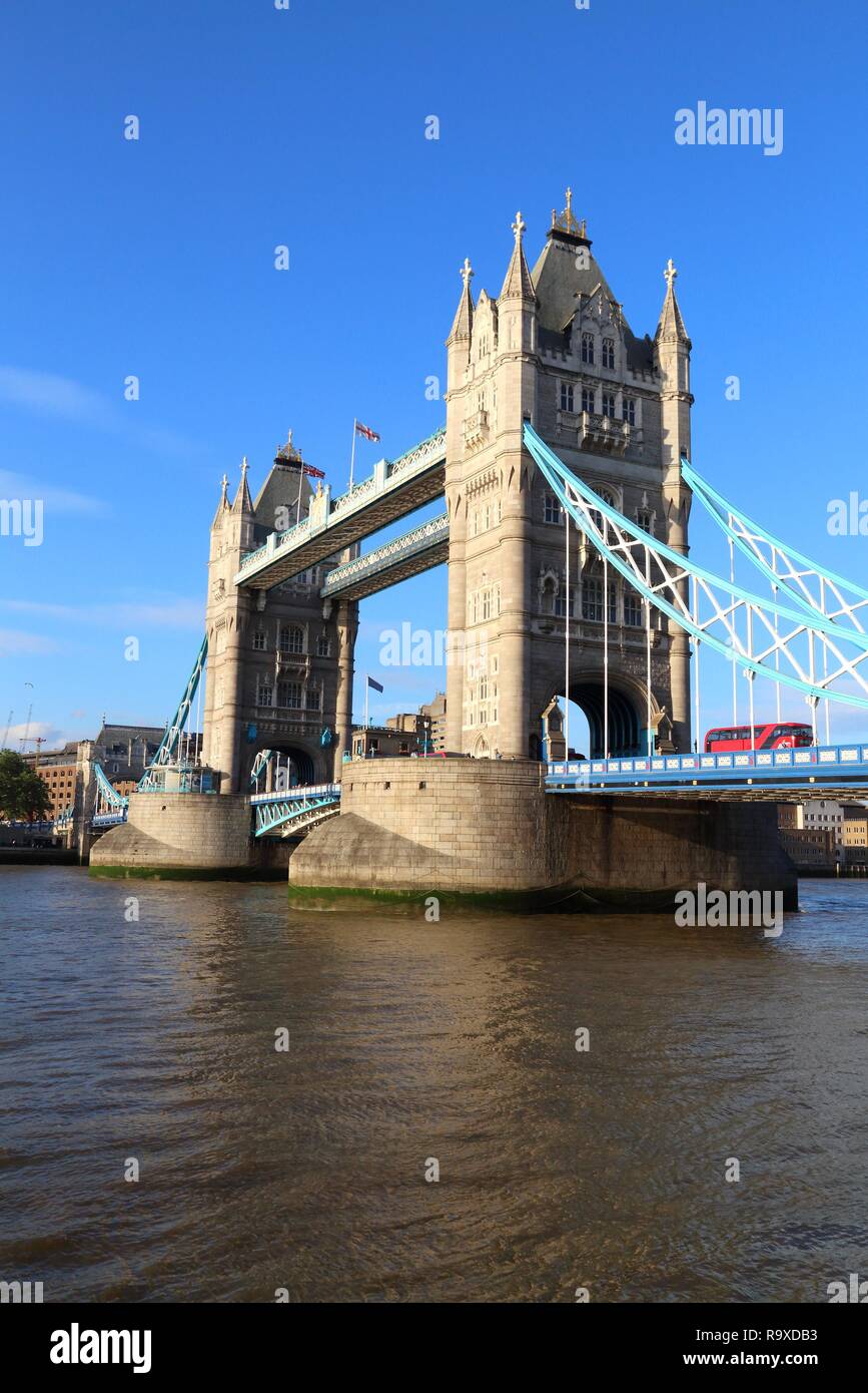 Tower Bridge - landmark in London, United Kingdom Stock Photo - Alamy