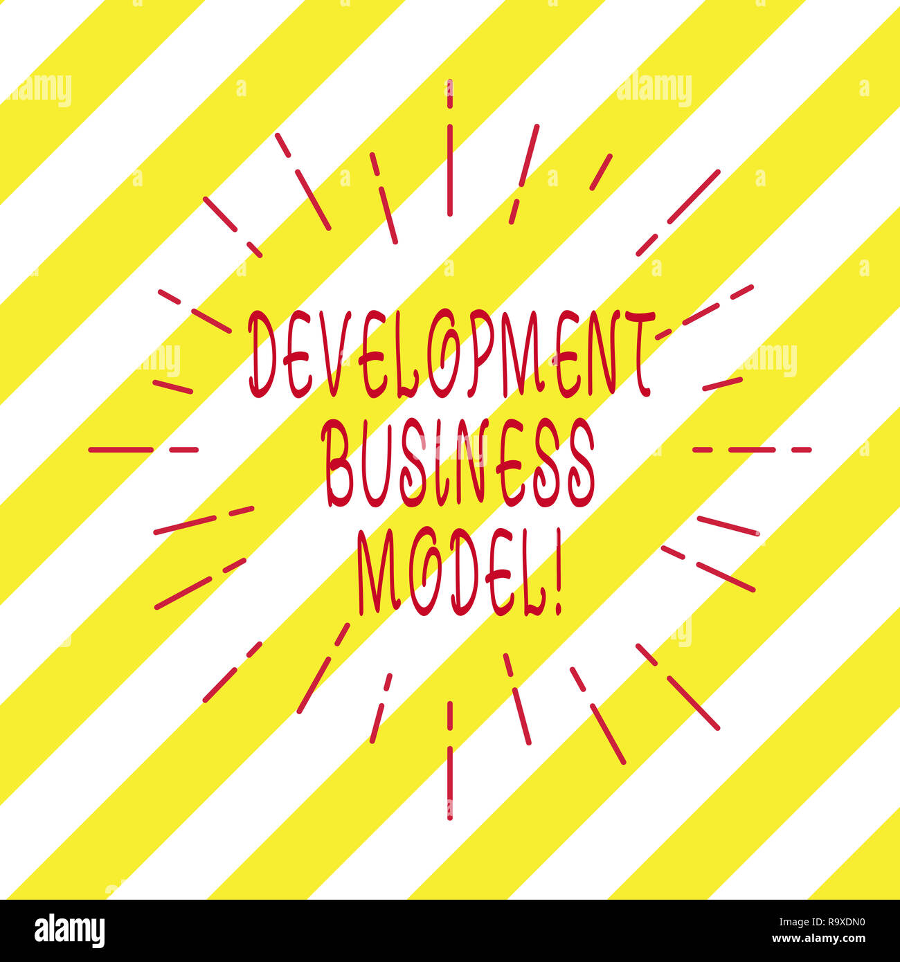 Handwriting Text Writing Development Business Model Concept Meaning Rationale Of How An