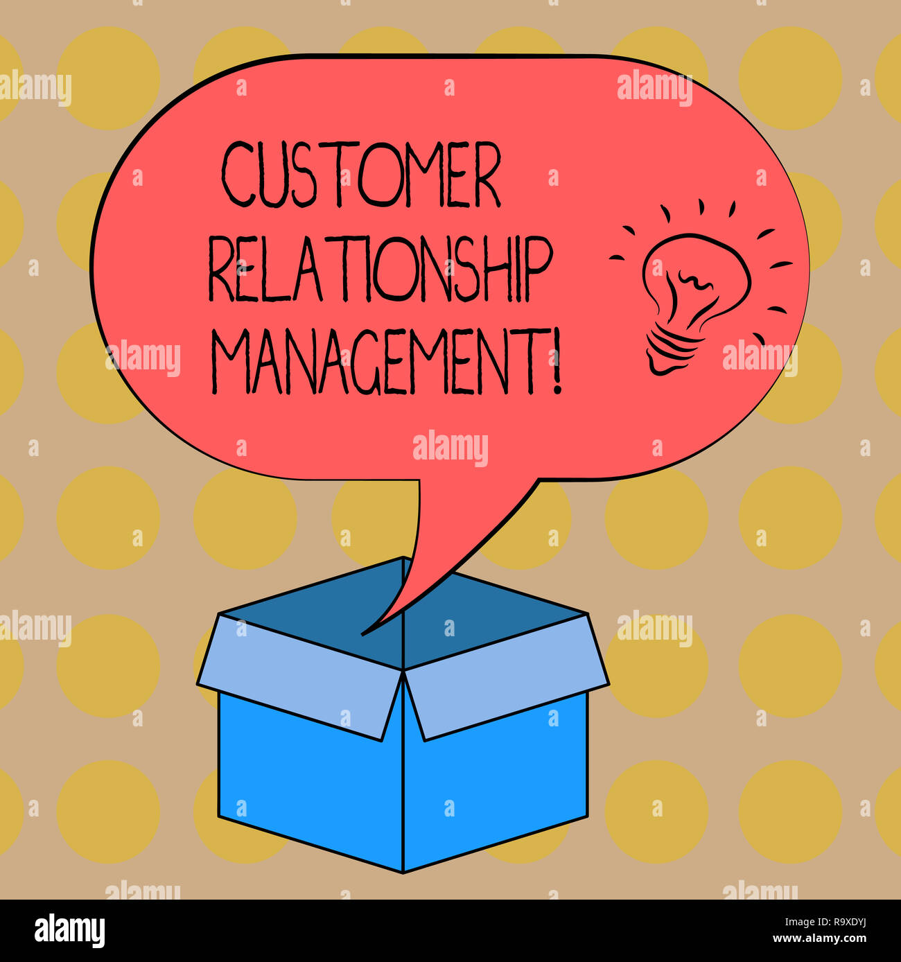 Word writing text Customer Relationship Management. Business concept for analysisage and analyze ...