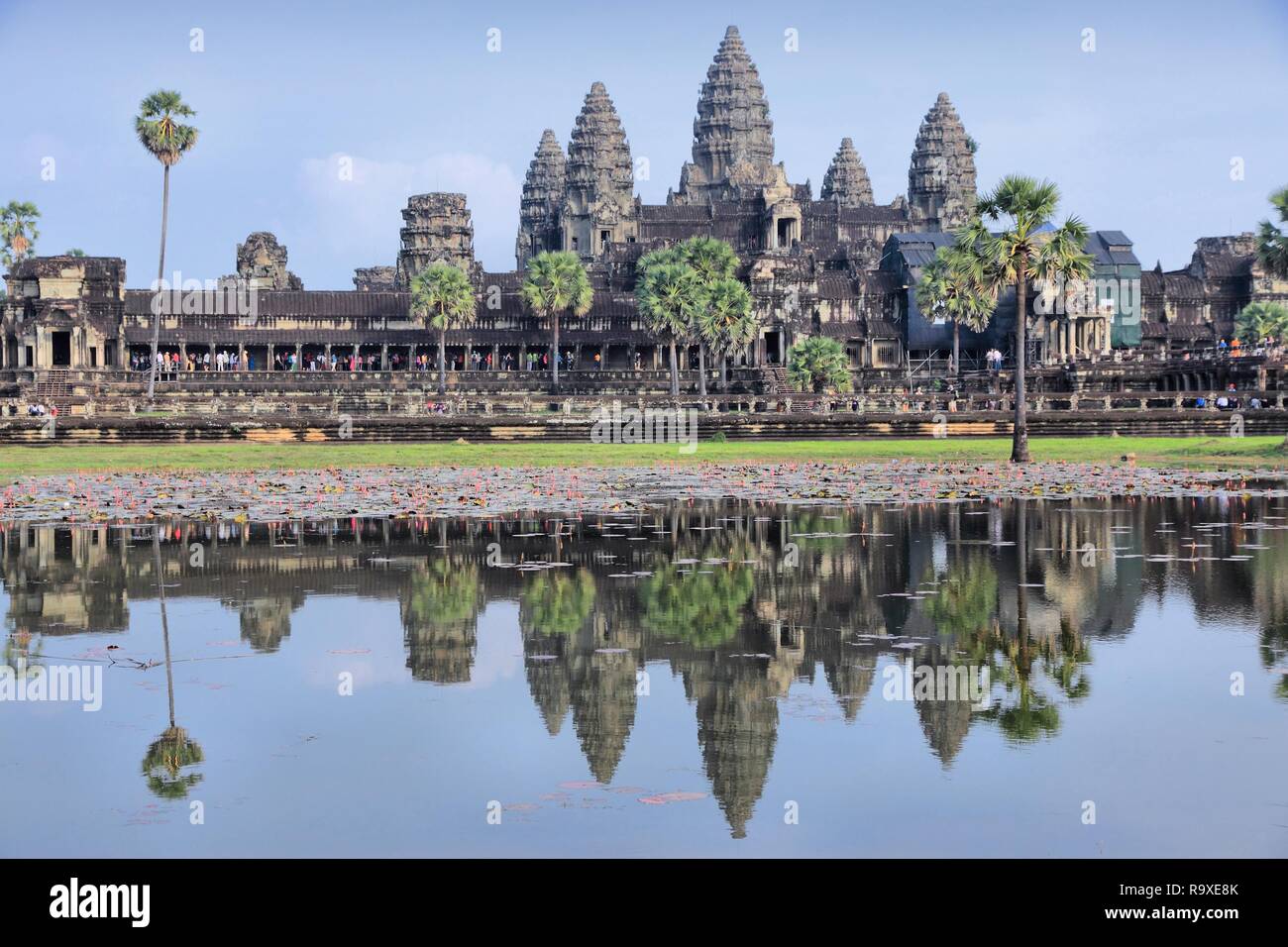Angkor Wat - Khmer temple in Cambodia. UNESCO World Heritage Site Stock ...