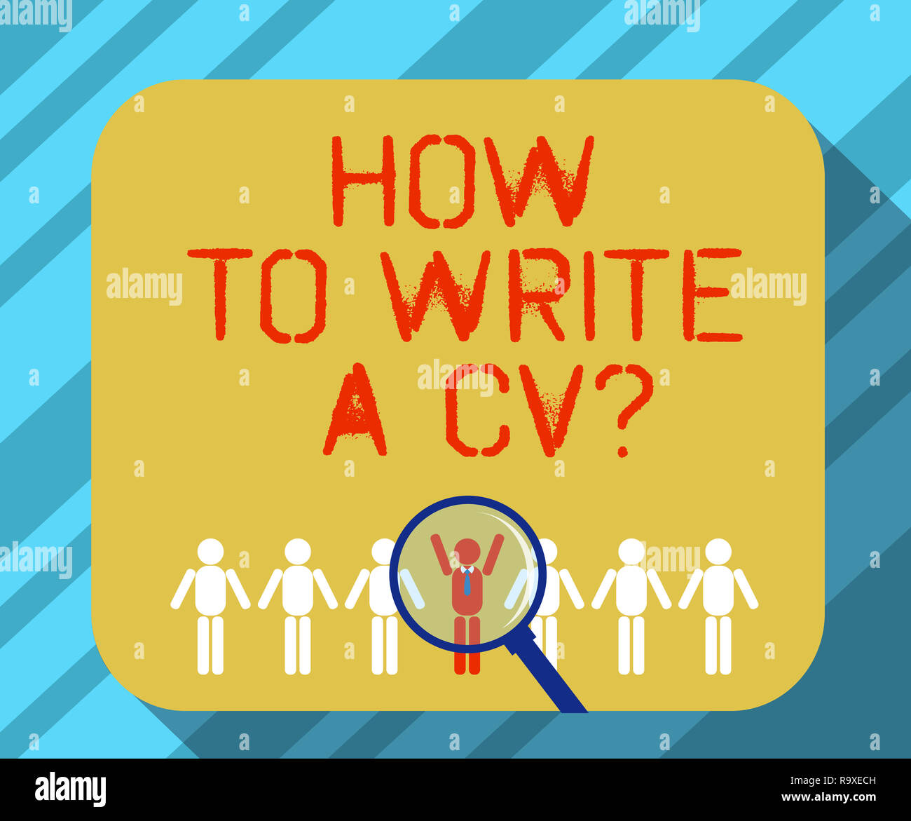 Text sign showing How To Write A Cv. Conceptual photo Recommendations ...