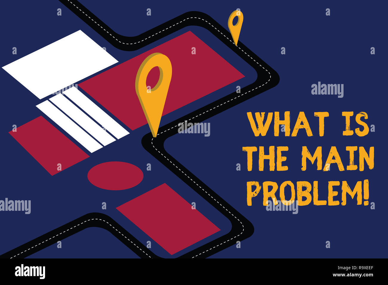 Writing note showing What Is The Main Problem. Business photo ...