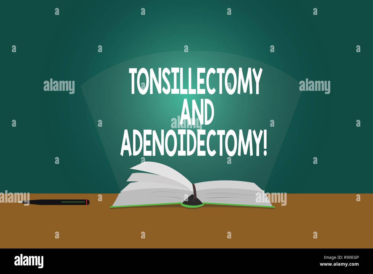 Conceptual hand writing showing Tonsillectomy And Adenoidectomy ...