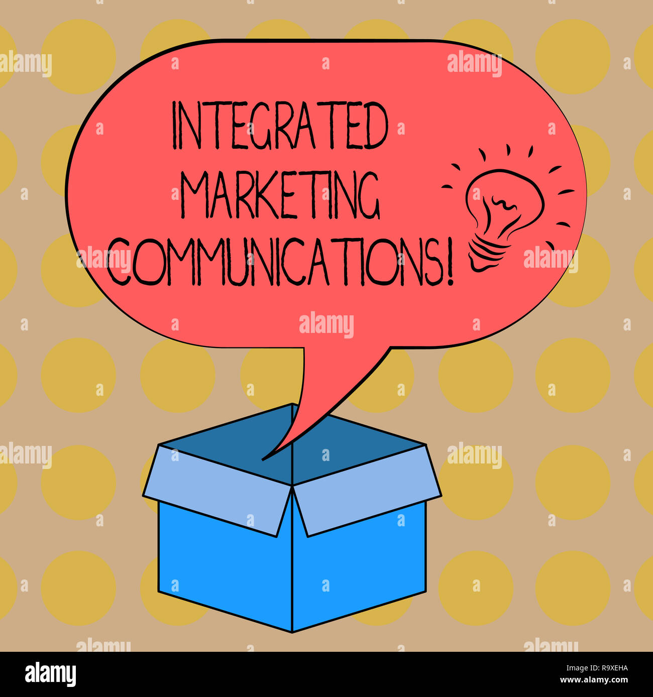 Word writing text Integrated Marketing Communications. Business concept ...