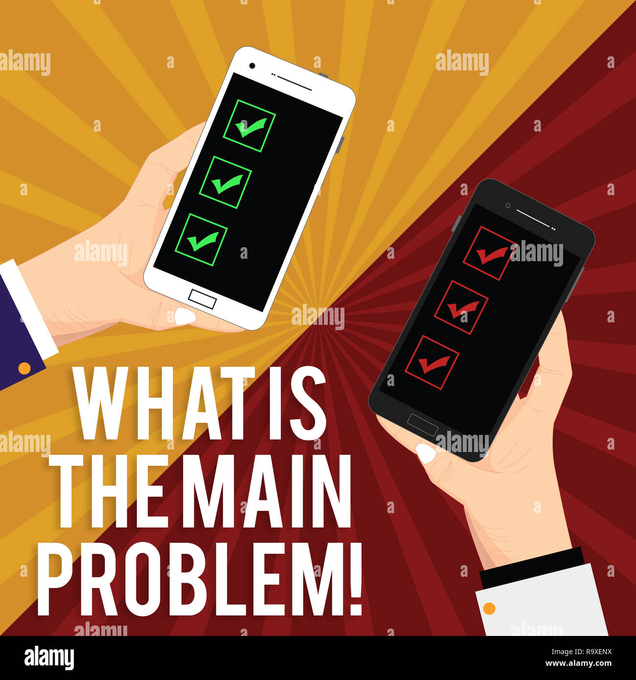 Handwriting text writing What Is The Main Problem. Concept meaning ...