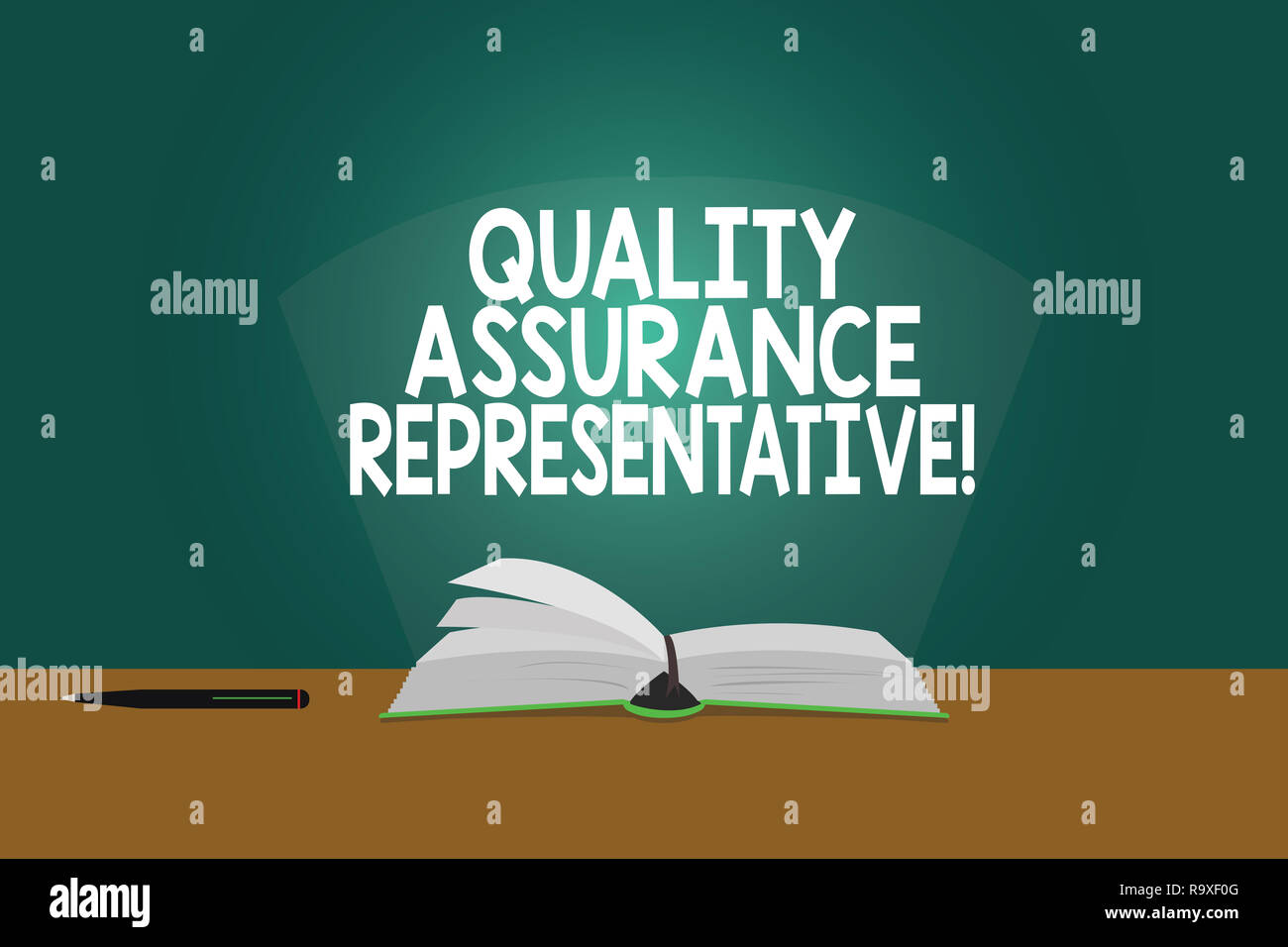 Conceptual hand writing showing Quality Assurance Representative ...