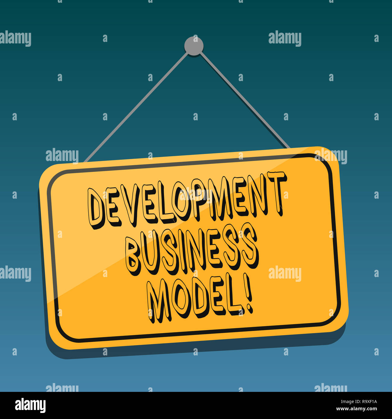 Handwriting Text Development Business Model Concept Meaning Rationale Of How An Organization