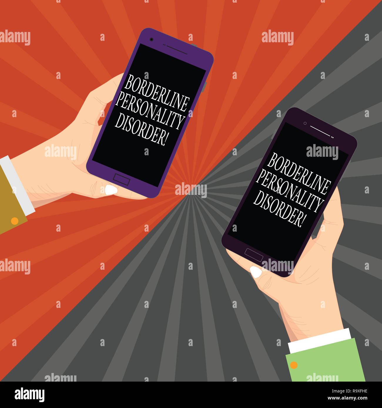 Text sign showing Borderline Personality Disorder. Conceptual photo ...