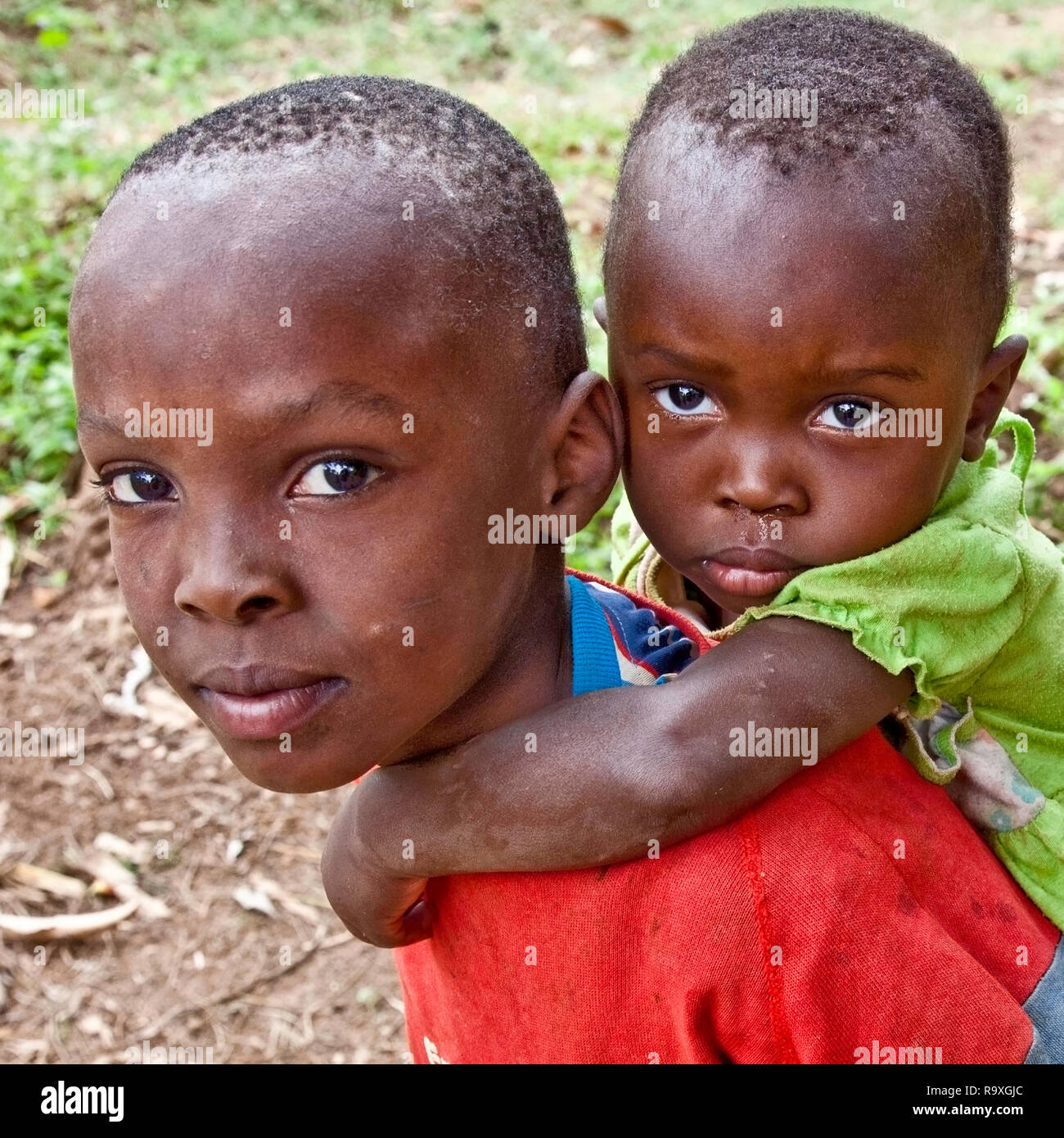 Two brothers in African Children for the Maasai tribe in Tanzania ...
