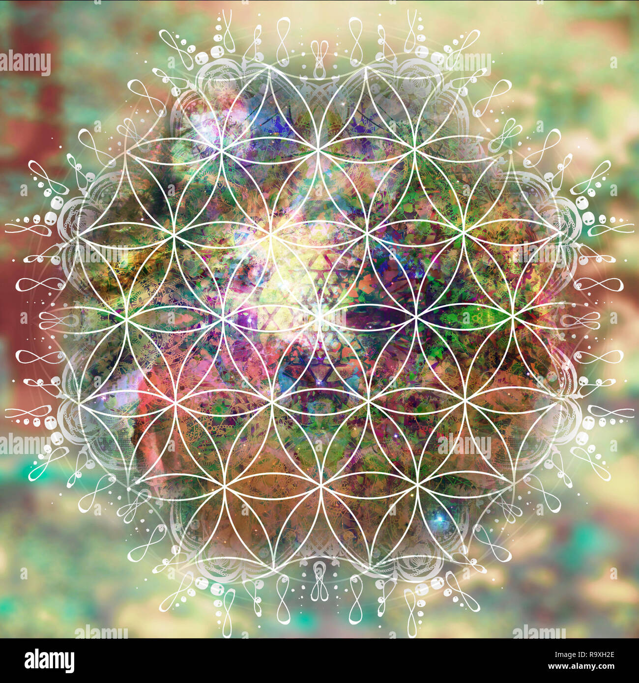 Metatron sacred geometry hi-res stock photography and images - Alamy
