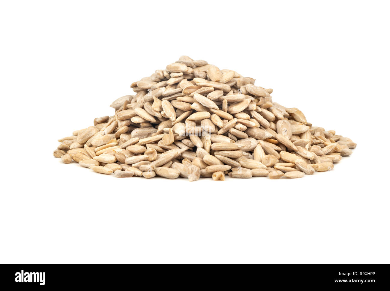 Bunch of sunflower seeds without shell on white background Stock Photo ...