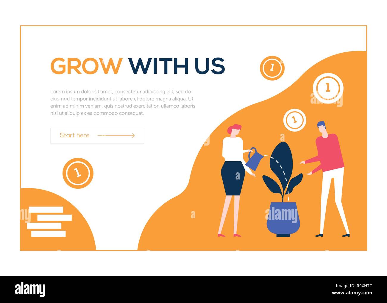 Grow color Cut Out Stock Images & Pictures - Alamy