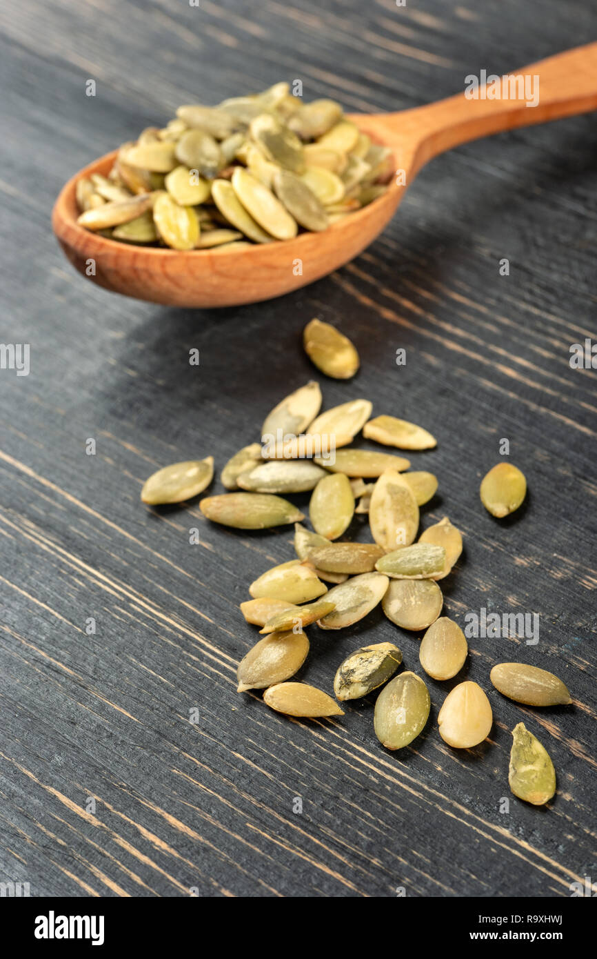 Pumpkin seeds with shells hi-res stock photography and images - Alamy