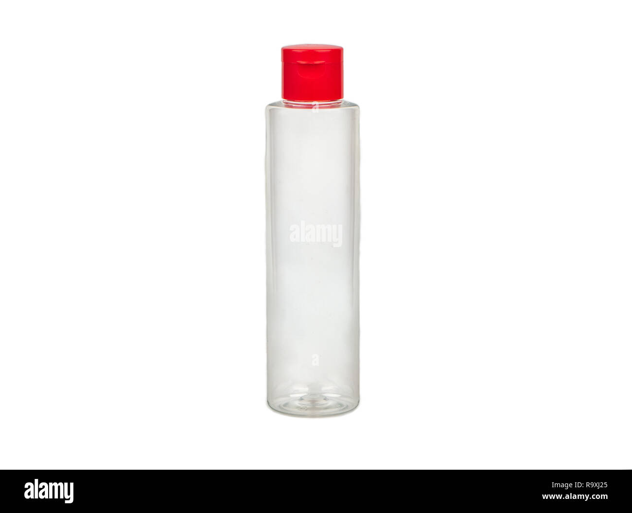 Empty plastic bottle isolated on white background Stock Photo - Alamy