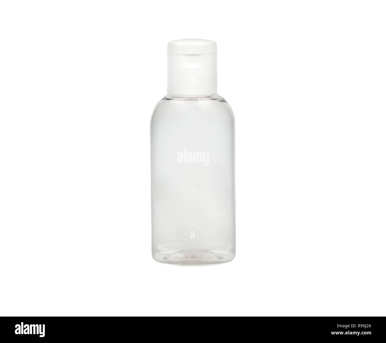 Empty plastic bottle isolated on white background Stock Photo - Alamy