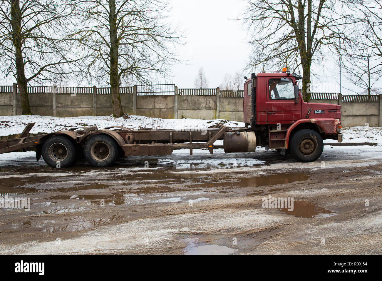 Classic scania truck hi-res stock photography and images - Alamy