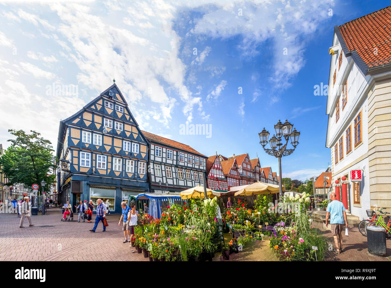 Historical City of Celle, Germany Stock Photo - Alamy