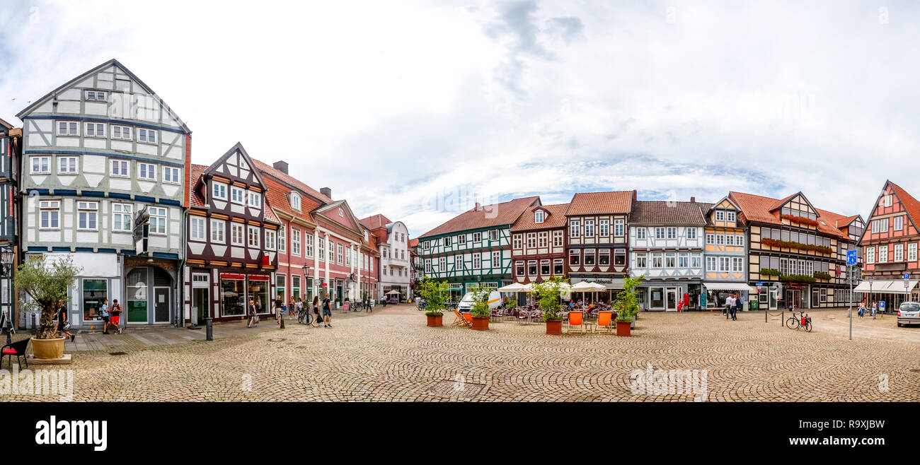 Historical City of Celle, Germany Stock Photo - Alamy