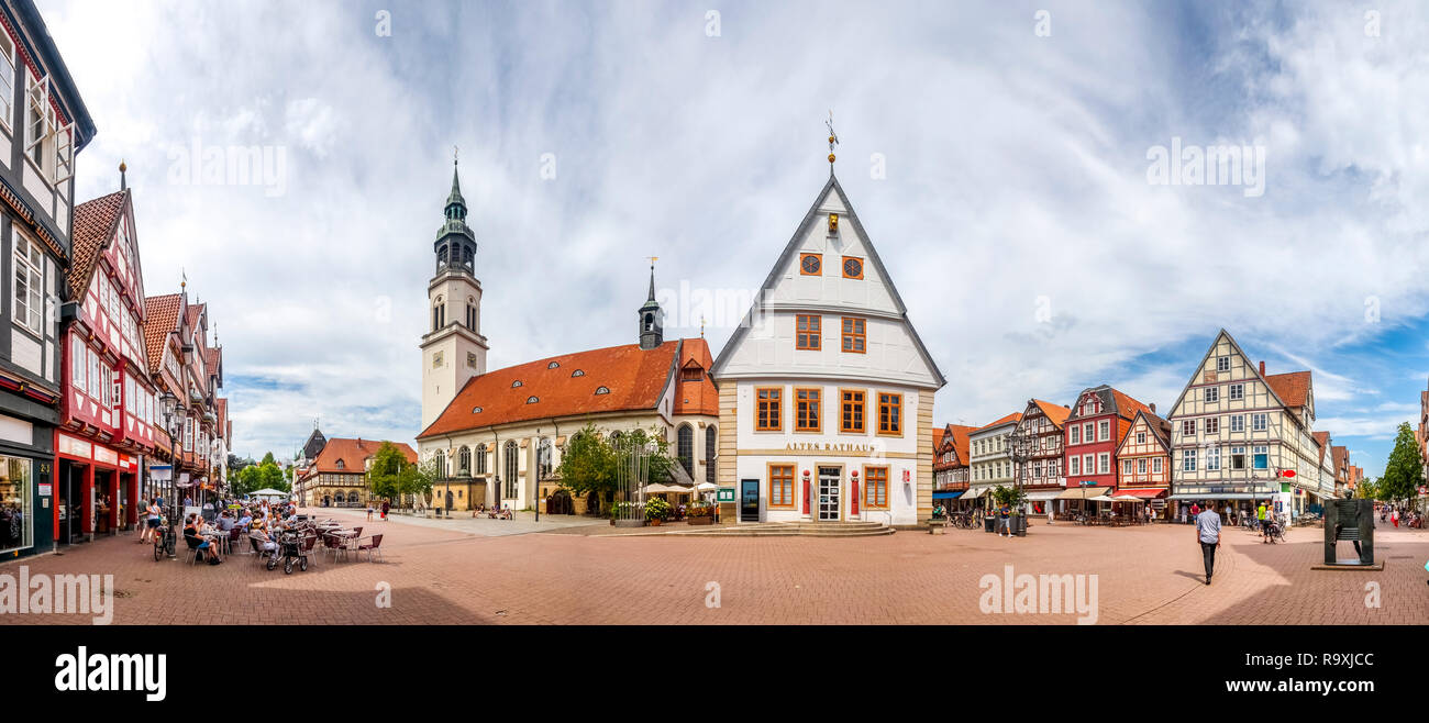 Historical City of Celle, Germany Stock Photo - Alamy