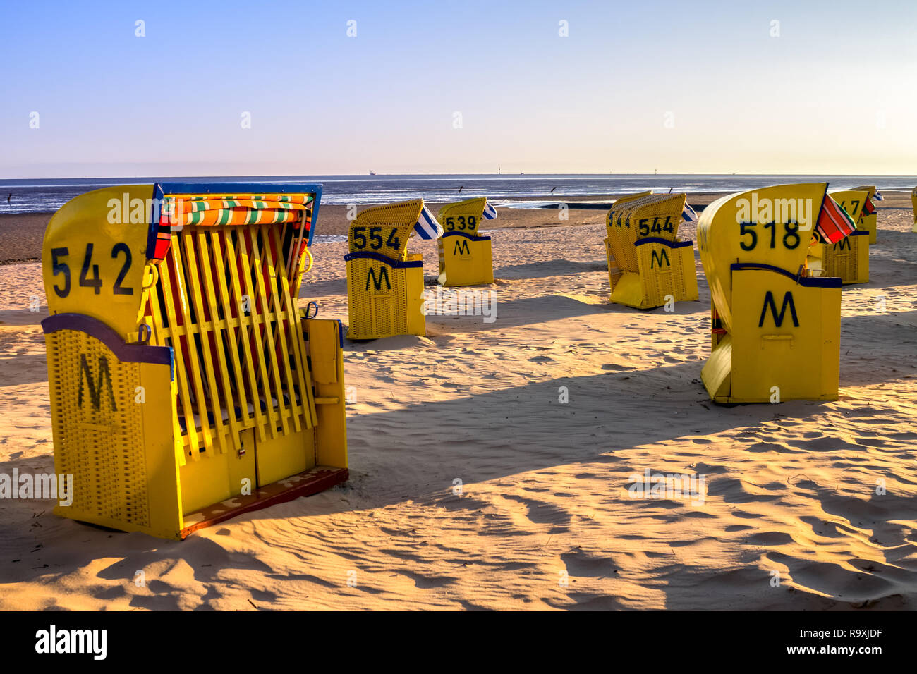 Beach, Cuxhaven, Germany Stock Photo - Alamy