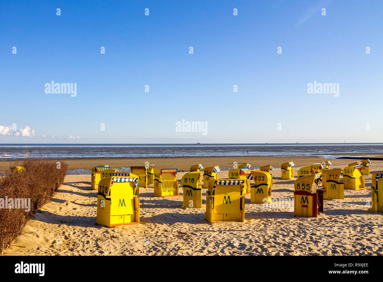 Beach, Cuxhaven, Germany Stock Photo - Alamy