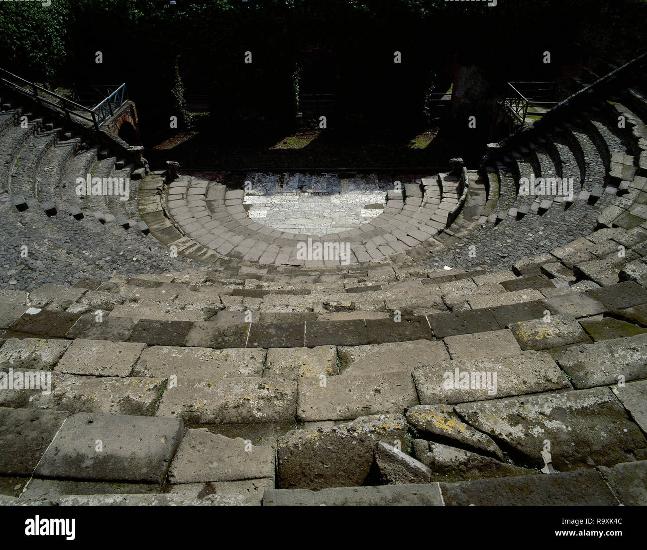 Italy. Pompeii. Ancient Roman city destroyed by the eruption of the ...