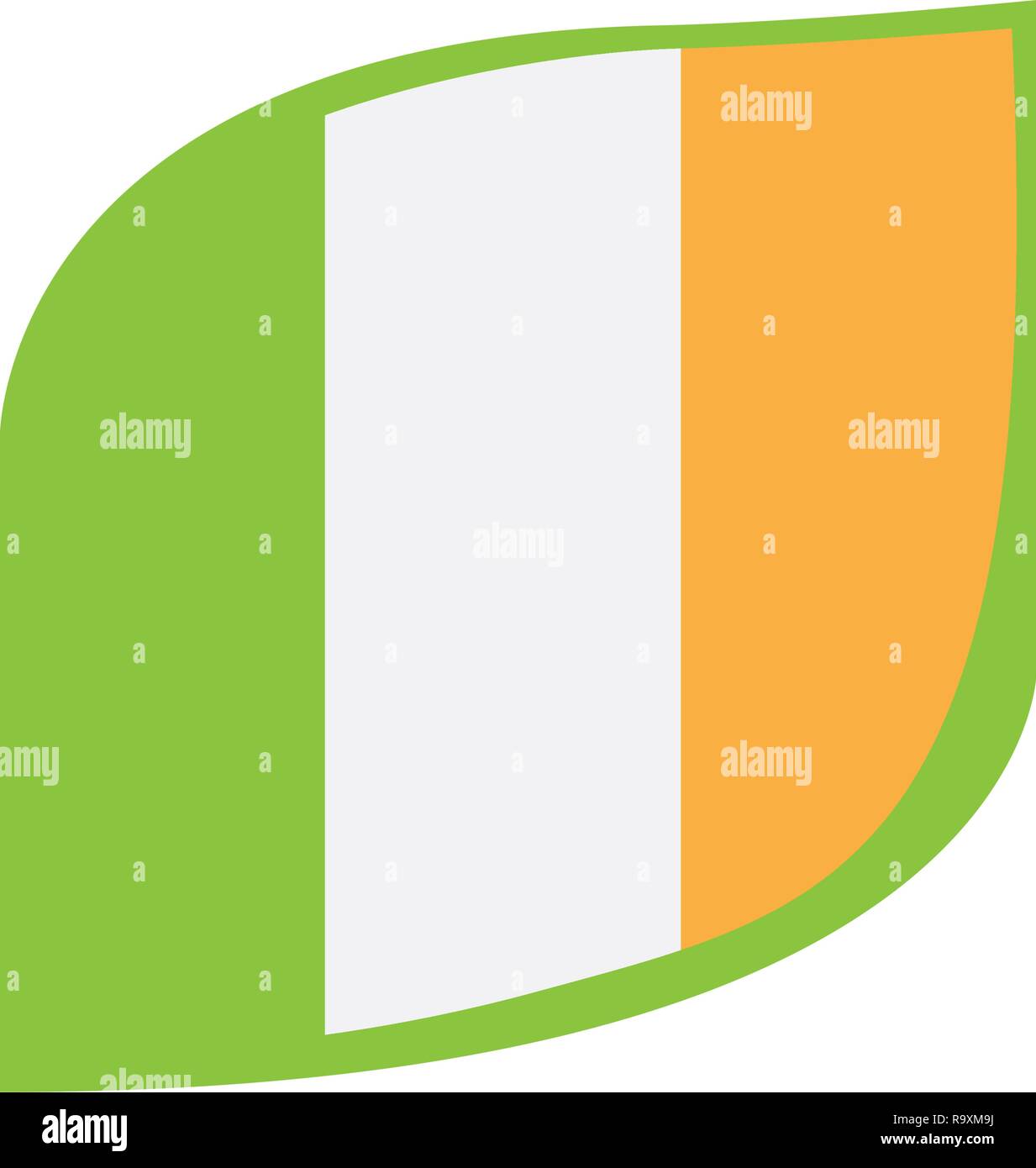 Irish pride flag Stock Vector Images - Alamy