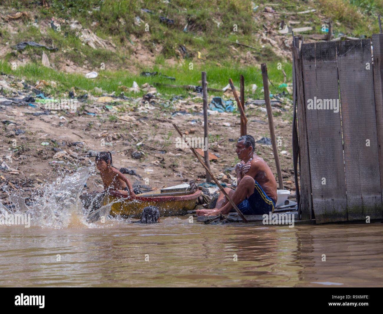 The Amazon River Pollution Stock Photos & The Amazon River Pollution ...