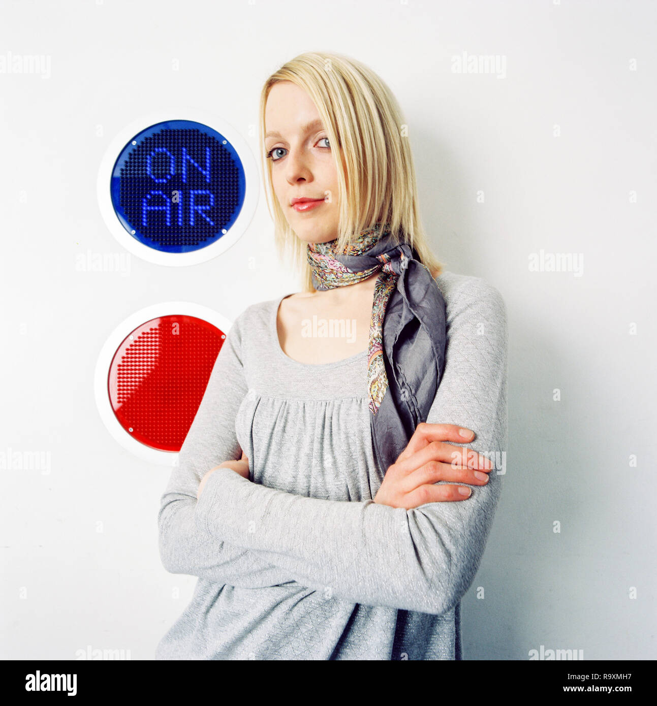 Television presenter and DJ Lauren Laverne photographed at the XFM ...