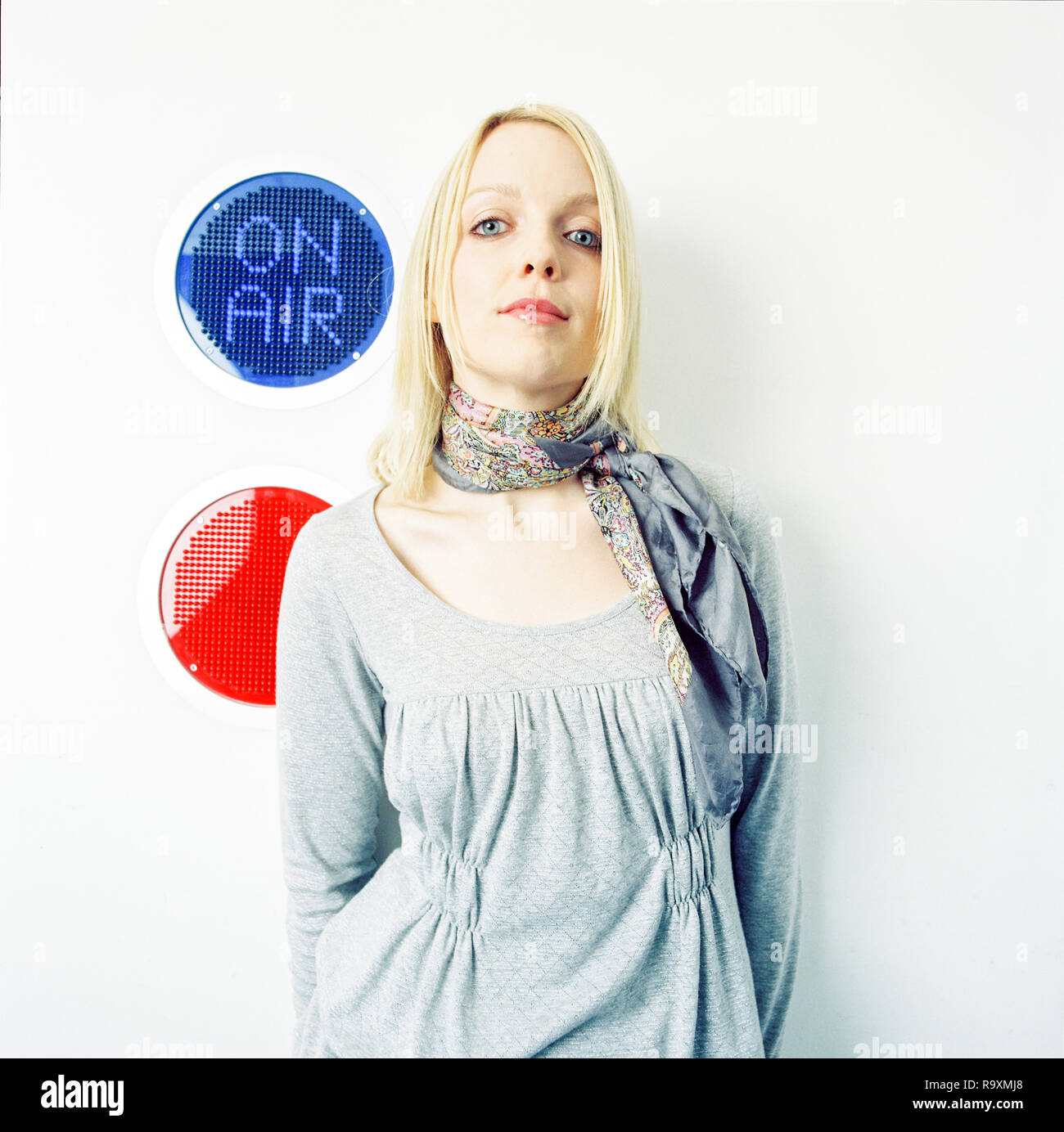 Television presenter and DJ Lauren Laverne photographed at the XFM ...