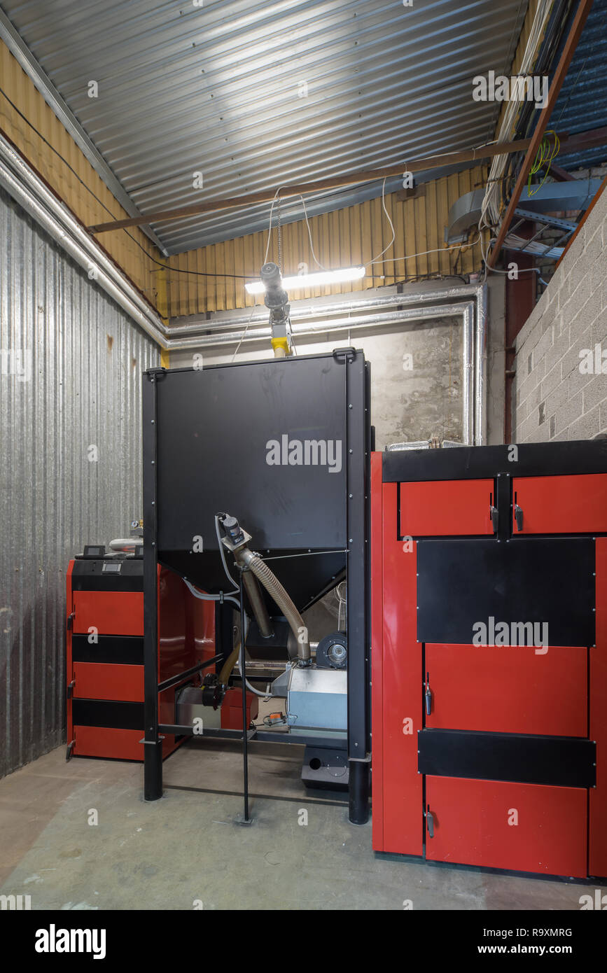 Boiler plant in the boiler room Stock Photo - Alamy