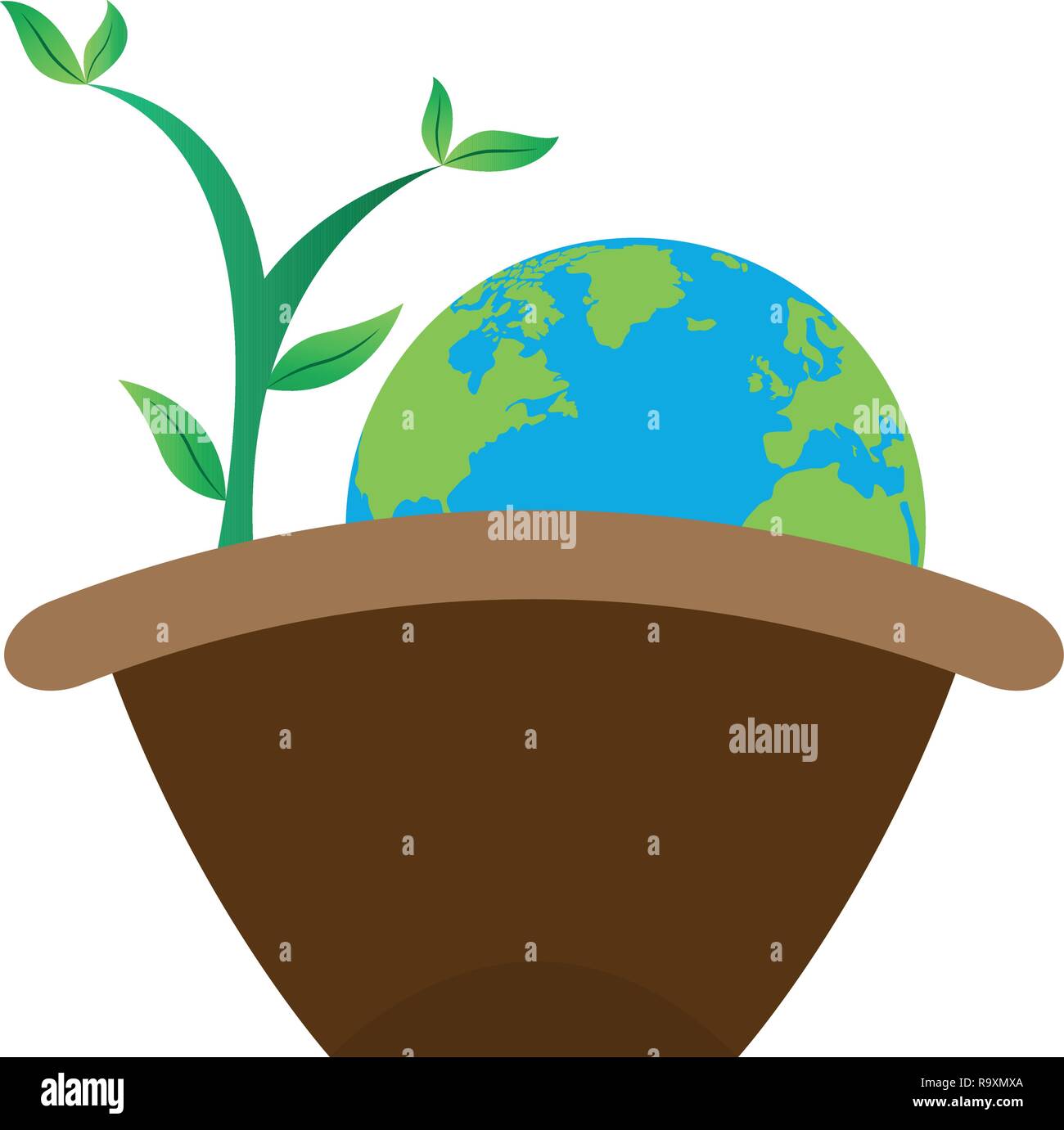 Earth day conceptual image Stock Vector Image & Art - Alamy