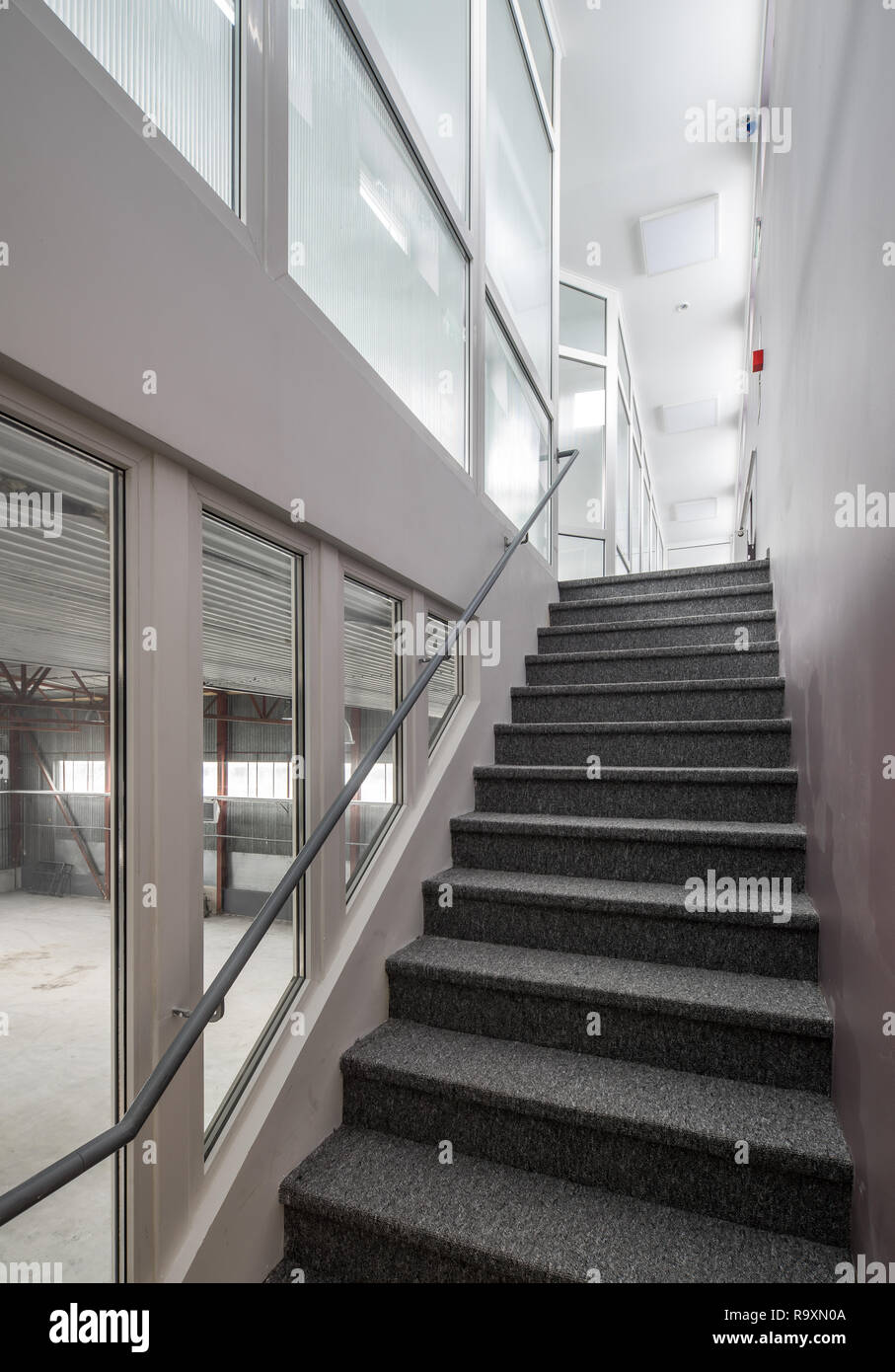 Concrete staircase with roof hi-res stock photography and images - Alamy