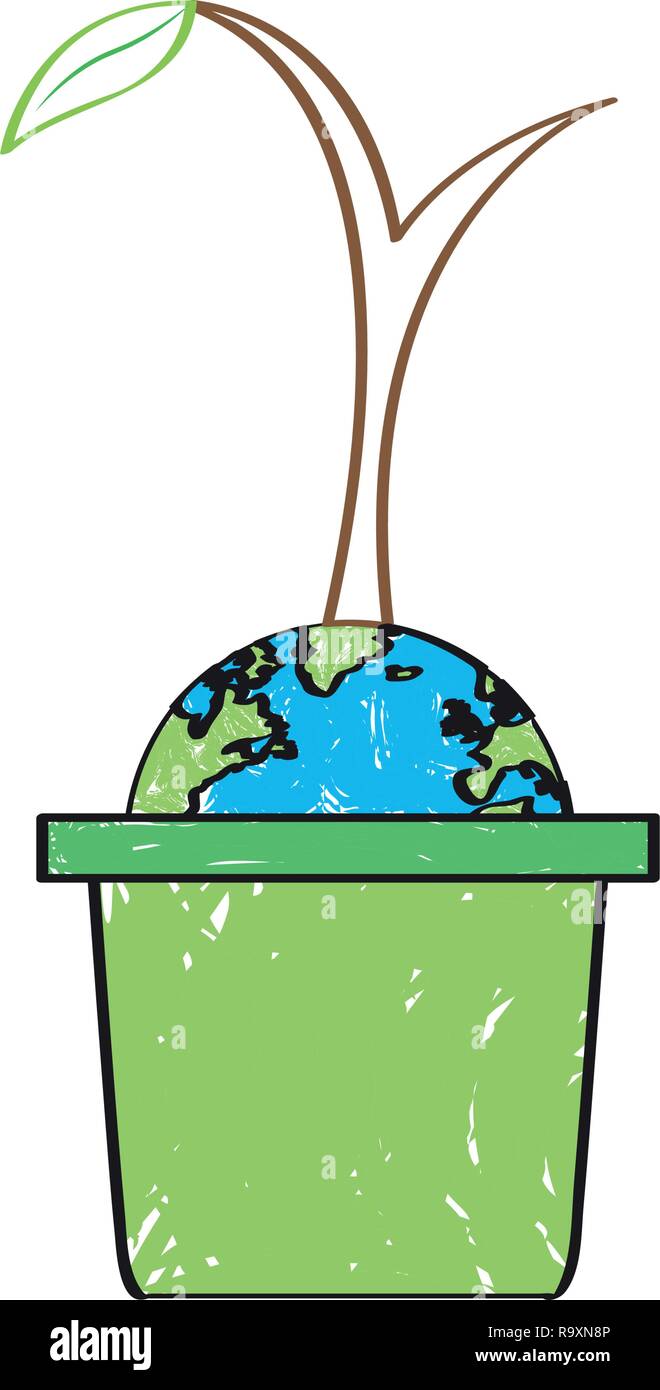 Earth day conceptual image Stock Vector Image & Art - Alamy