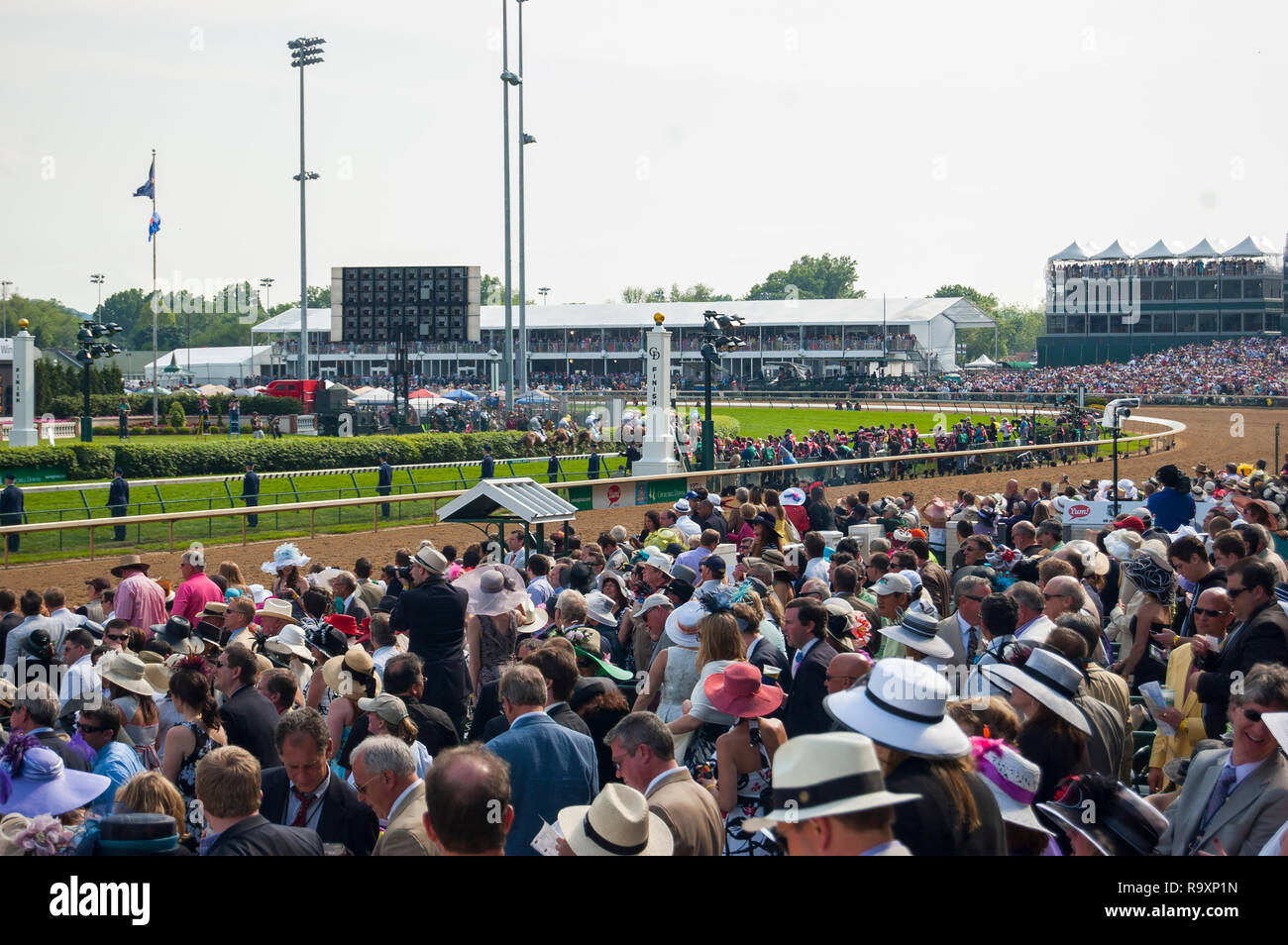 LOUISVILLE - MAY 6: The crowd at the Kentucky Derby, pictured on May 6 ...