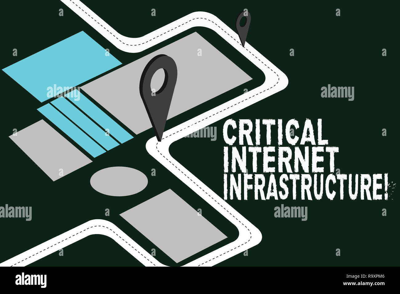 Map showing access service hi-res stock photography and images - Alamy