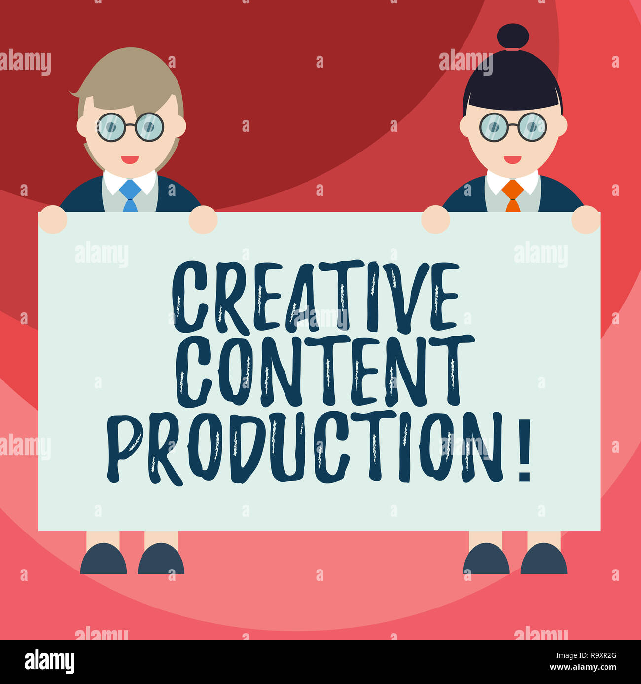 Text sign showing Creative Content Production. Conceptual photo ...