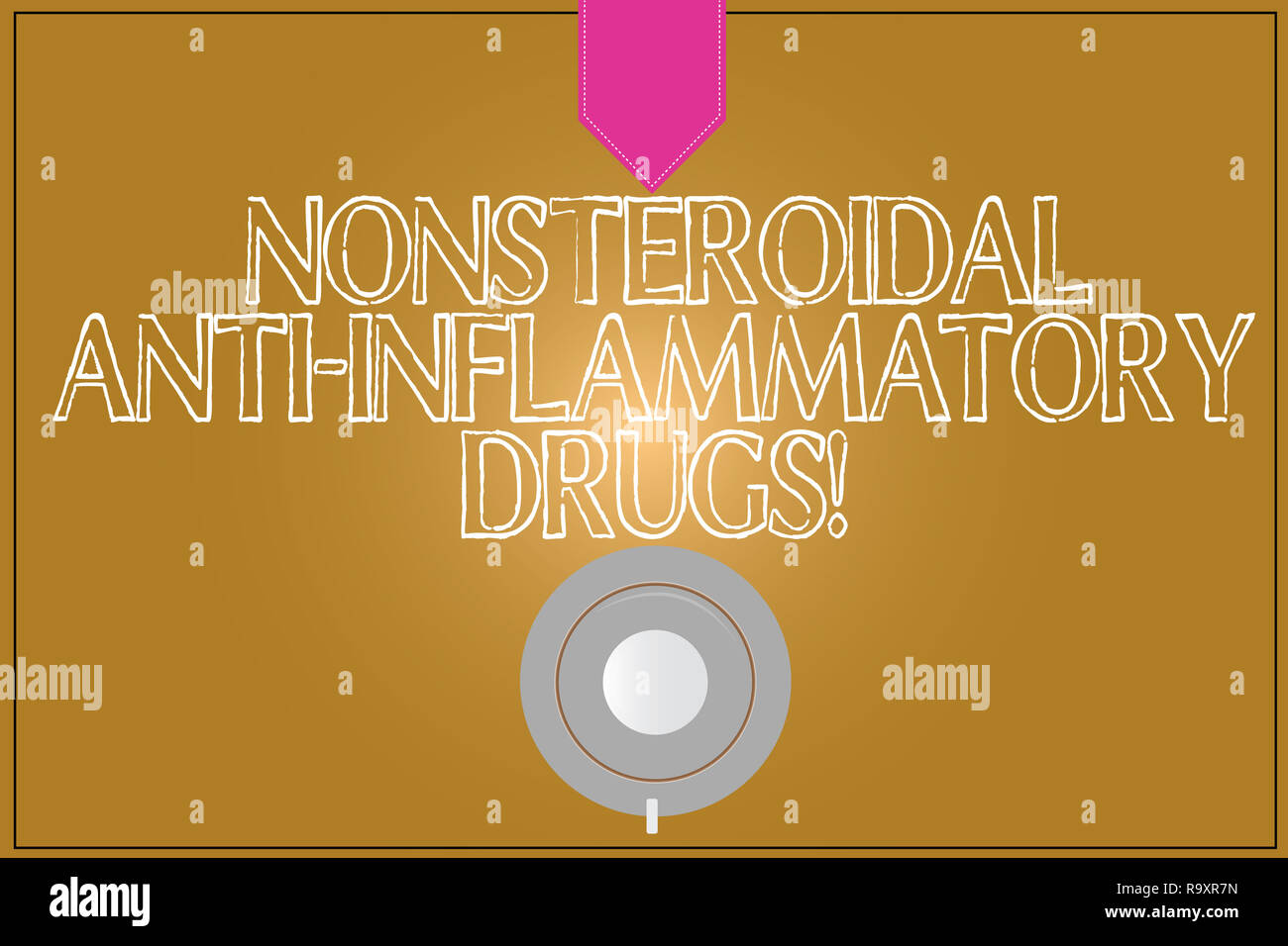 Text sign showing Nonsteroidal Anti Inflammatory Drugs. Conceptual ...