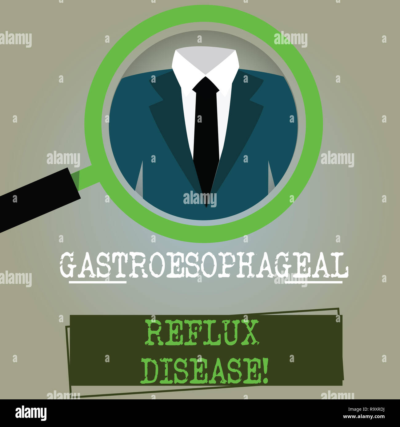 Conceptual hand writing showing Gastroesophageal Reflux Disease ...