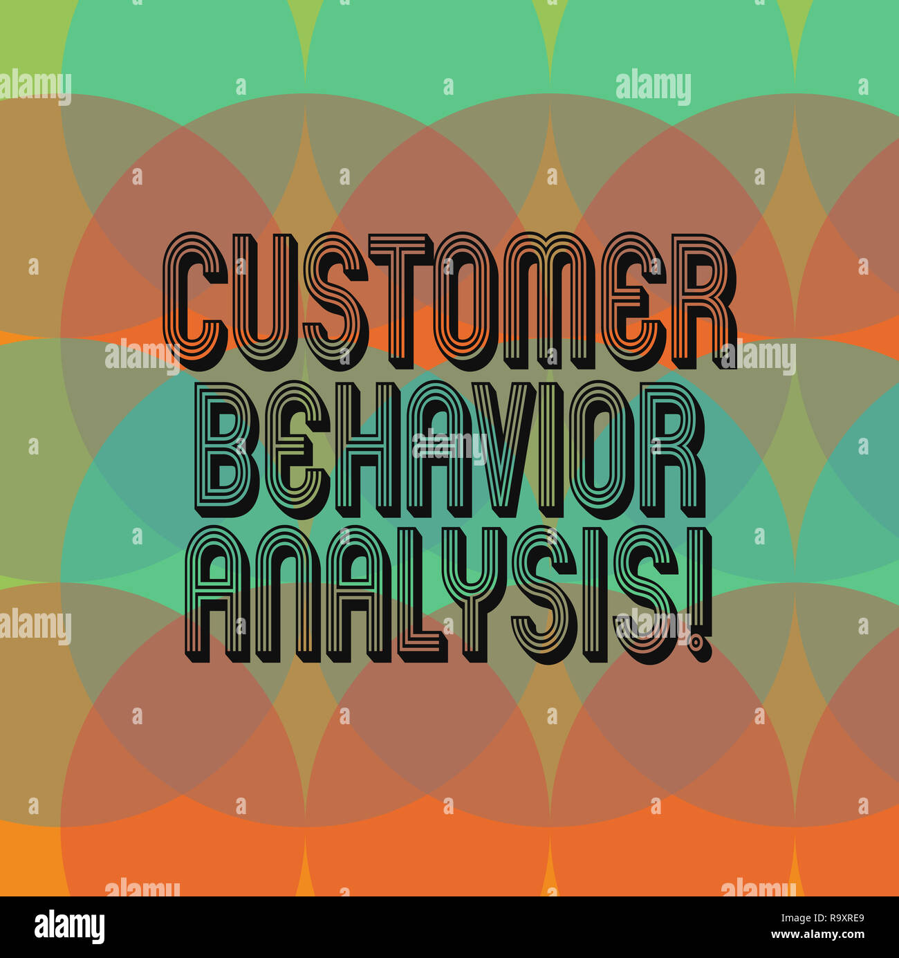 Text sign showing Customer Behavior Analysis. Conceptual photo buying ...