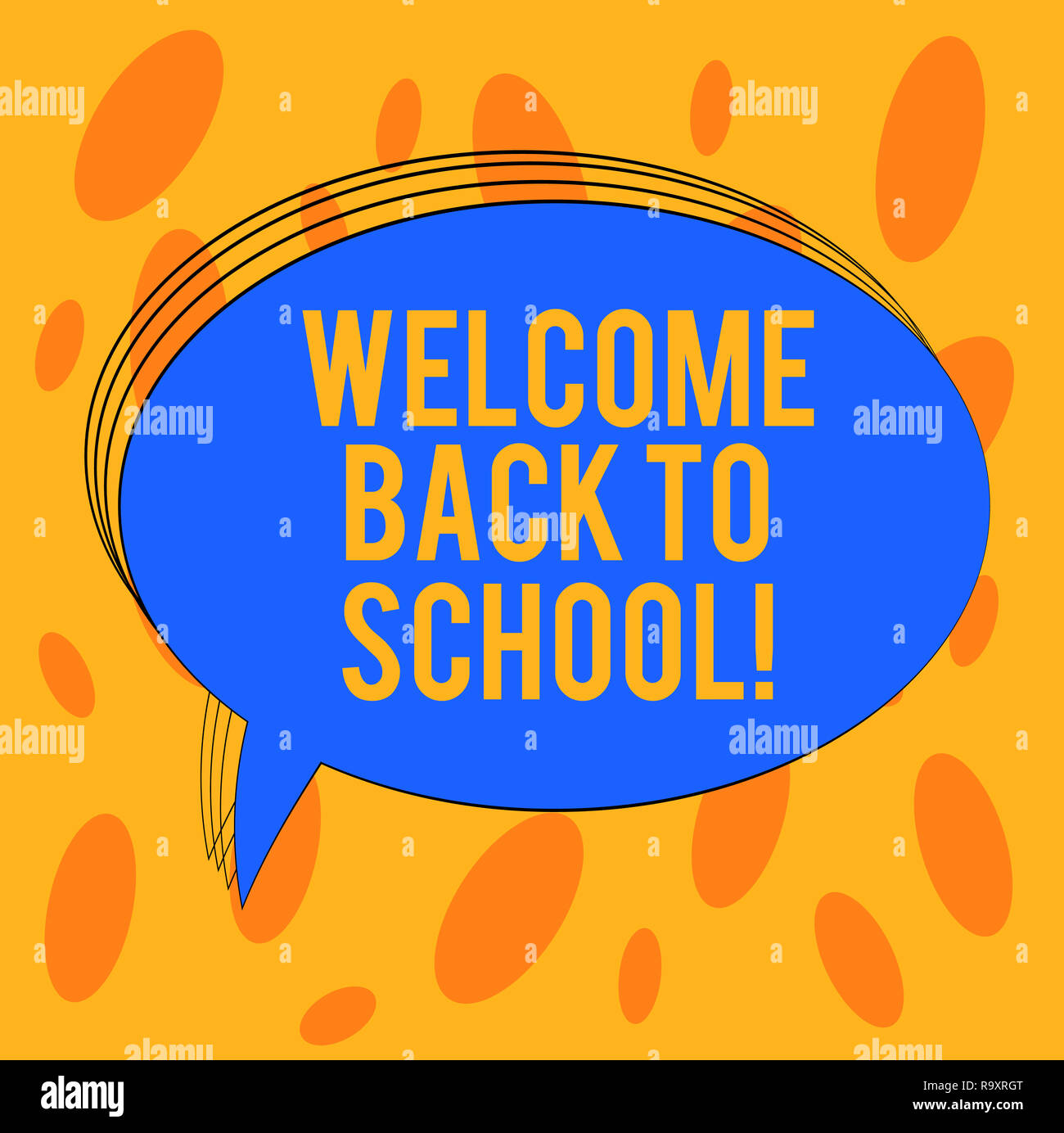 Word writing text Welcome Back To School. Business concept for Return ...