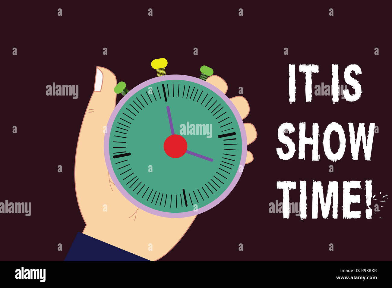 Text sign showing It Is Show Time. Conceptual photo Entertainment ...